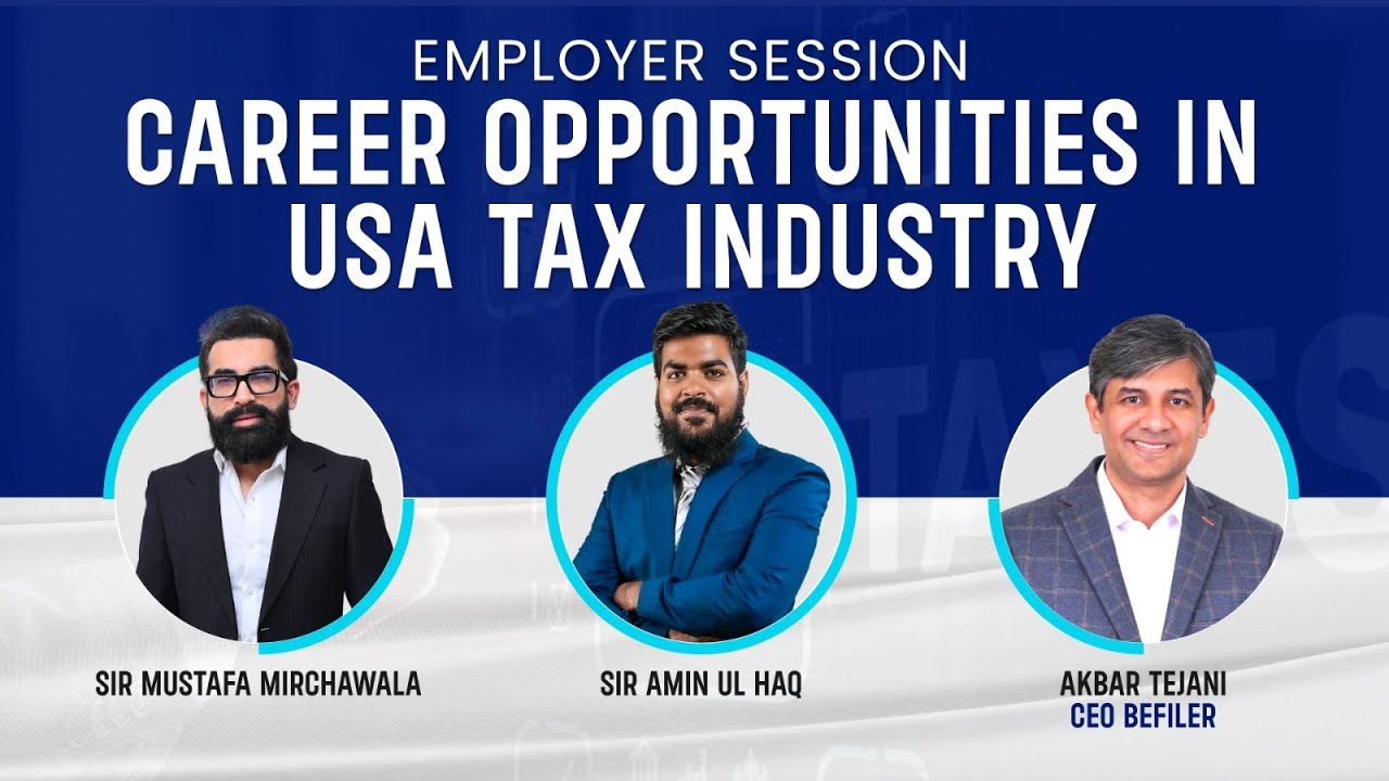 Employer Session: Career Opportunities in the USA Tax Industry! - YouTube