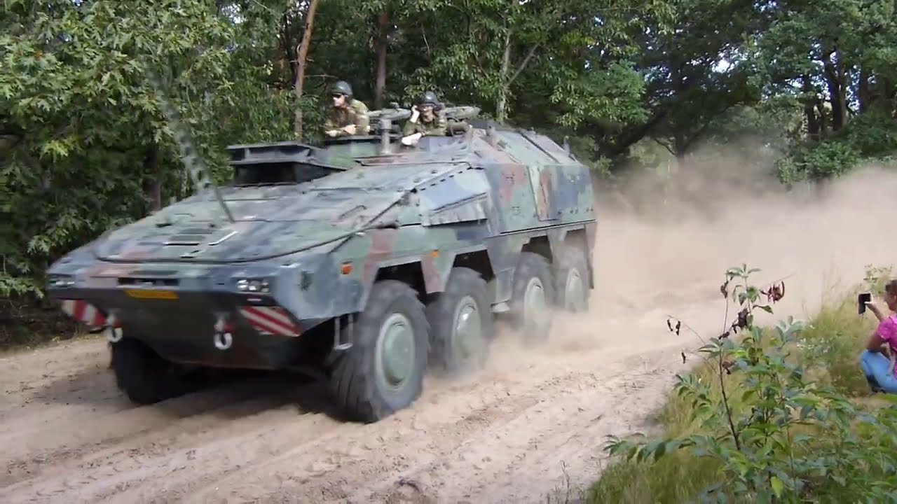 Armored wheeled vehicle - Boxer - YouTube
