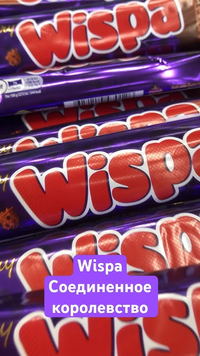 Wispa производства соединенное королевство #еда #обзор #chocolate # ...