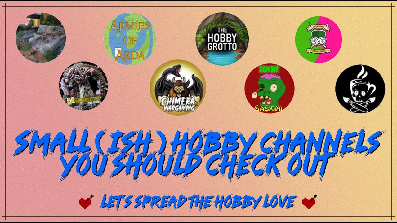 Awesome Small(ish) Hobby Channels you should check out. - YouTube
