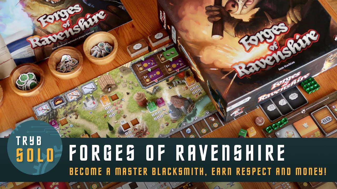 🇬🇧 Forges of Ravenshire | how to play and prototype review - YouTube