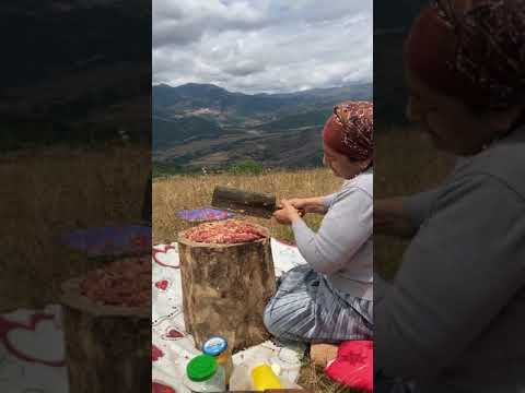 Dağda həyat| Wildness life goat kebab|
