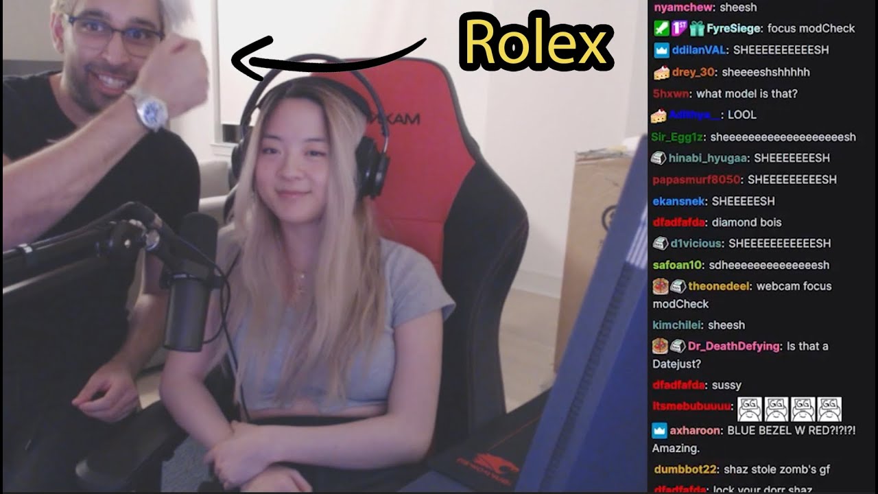 ShahZaM FLEXING ROLEX on Joona Stream - YouTube