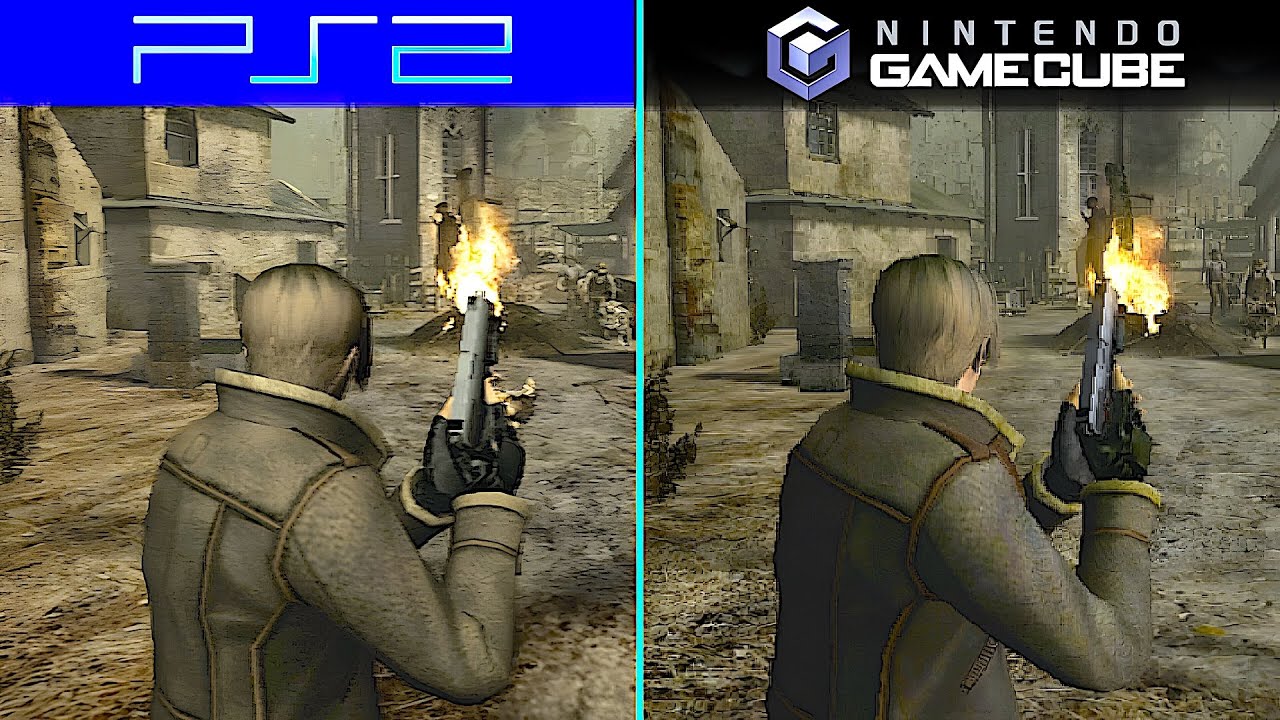 RESIDENT EVIL 4: PlayStation 2 vs. Gamecube 🔥👾🔥 Comparativo Gráfico ...