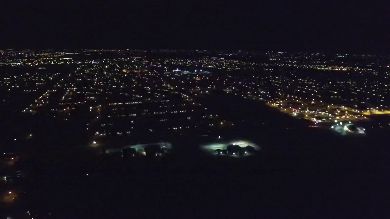 Phantom 3 650 feet night view - YouTube