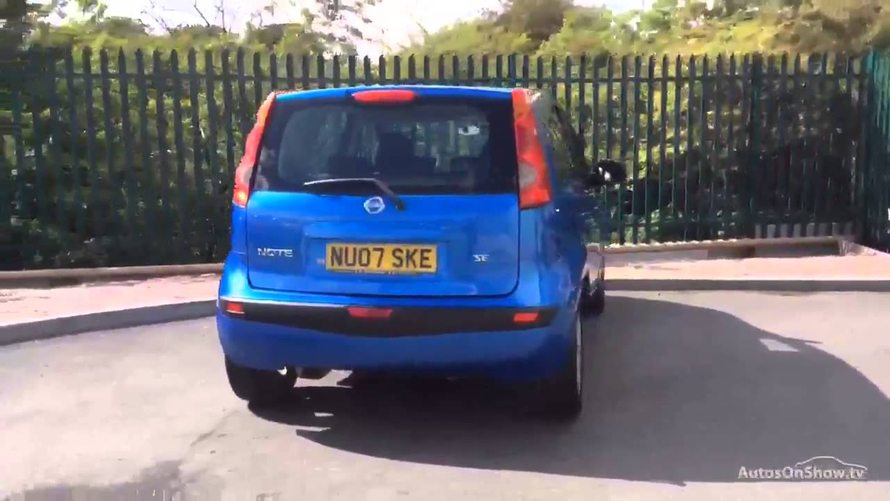 NISSAN NOTE SE BLUE 2007 - YouTube