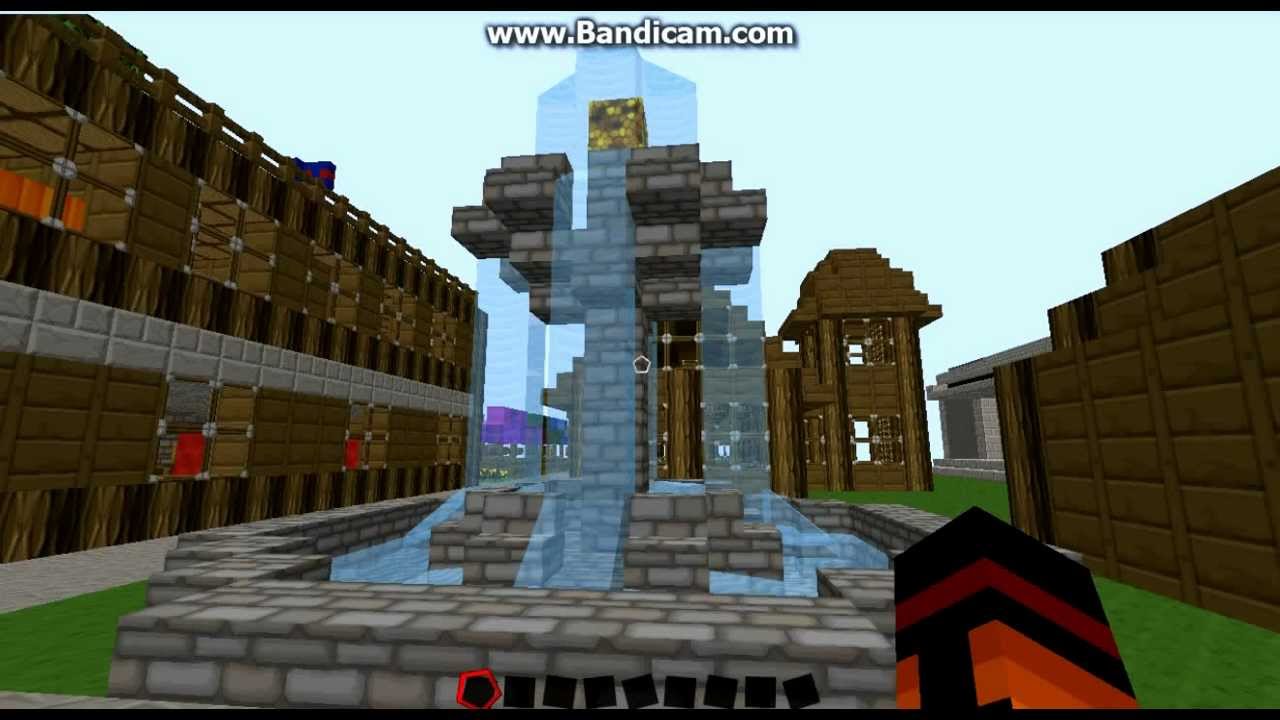 Micecraft Castele Project: fontein maken? gaat zo! - YouTube