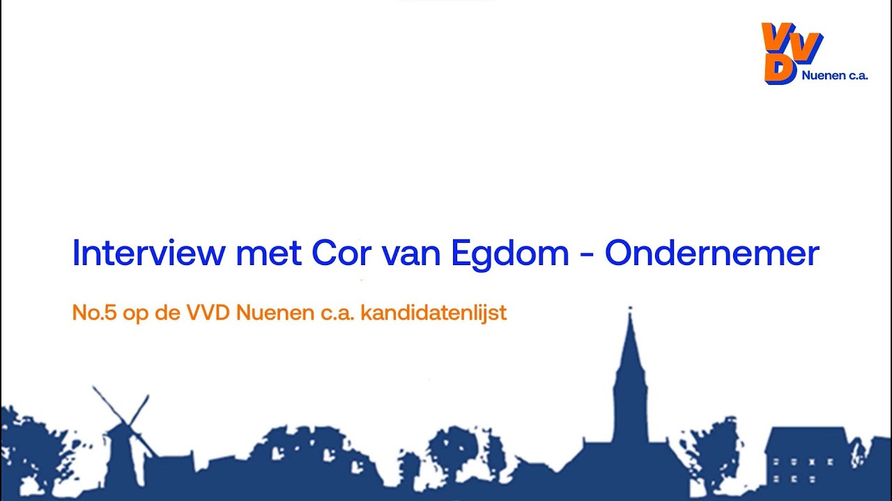 Interview met Cor van Egdom - YouTube