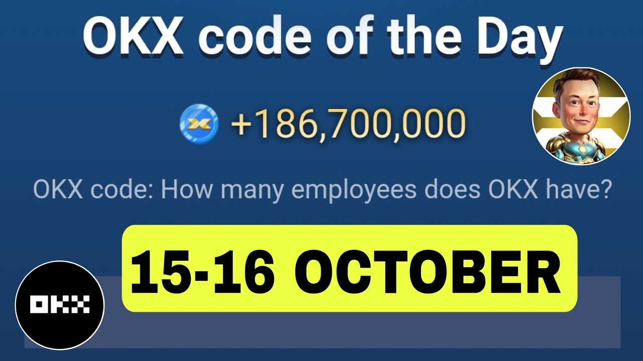OKX Code Of The Day X Empire 16 October | X Empire Okx Code Of The Day | OKX Of The Day Musk ...