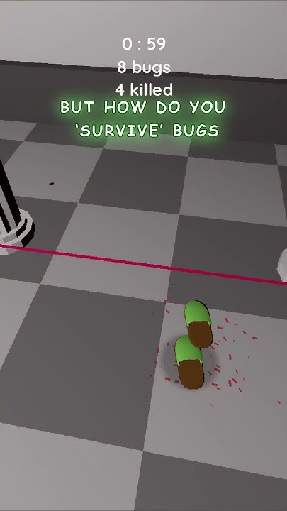 #17 Survival Mode. Game about bugs. Squashing bugs #gaming #game #bugs #squash #bugfix #devlog ...