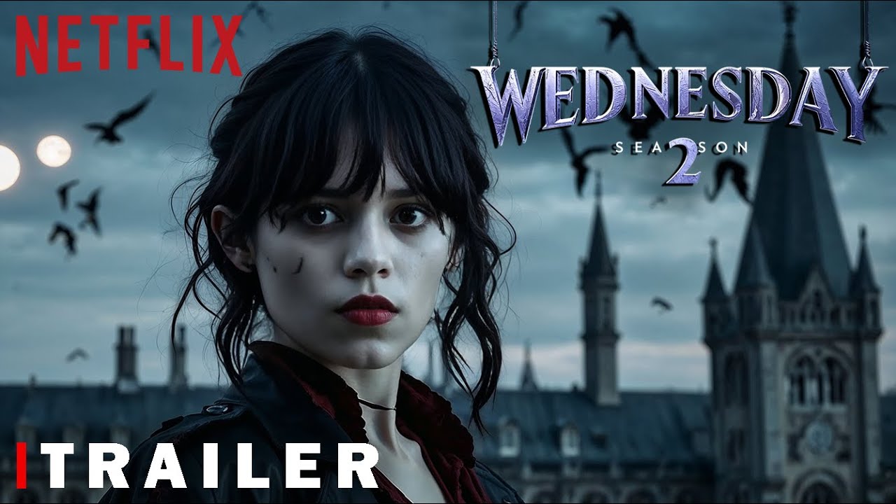 Wednesday Addams | Season 2 Trailer | Jenna Ortega - YouTube