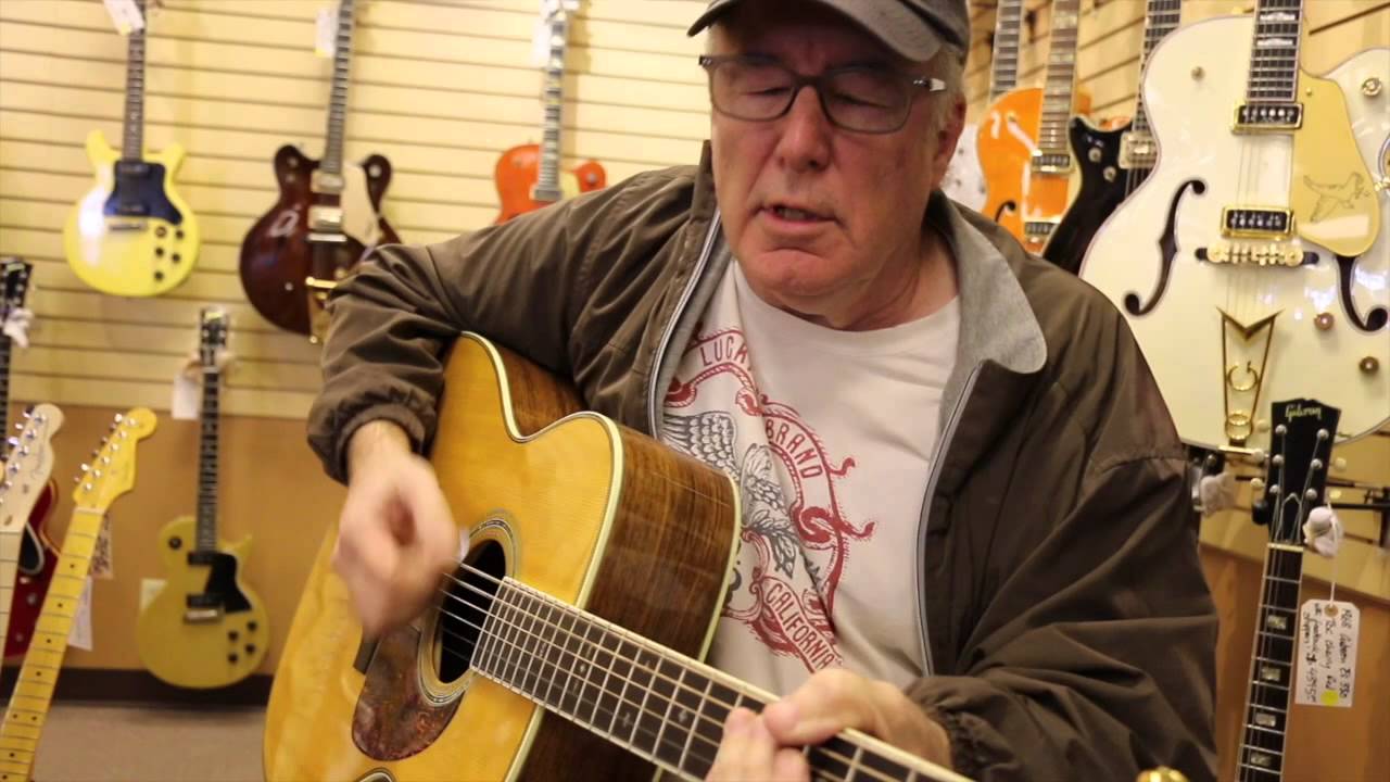 Bill Lynch sings Standing on the Edge of Love at Norman's Rare Guitars ...