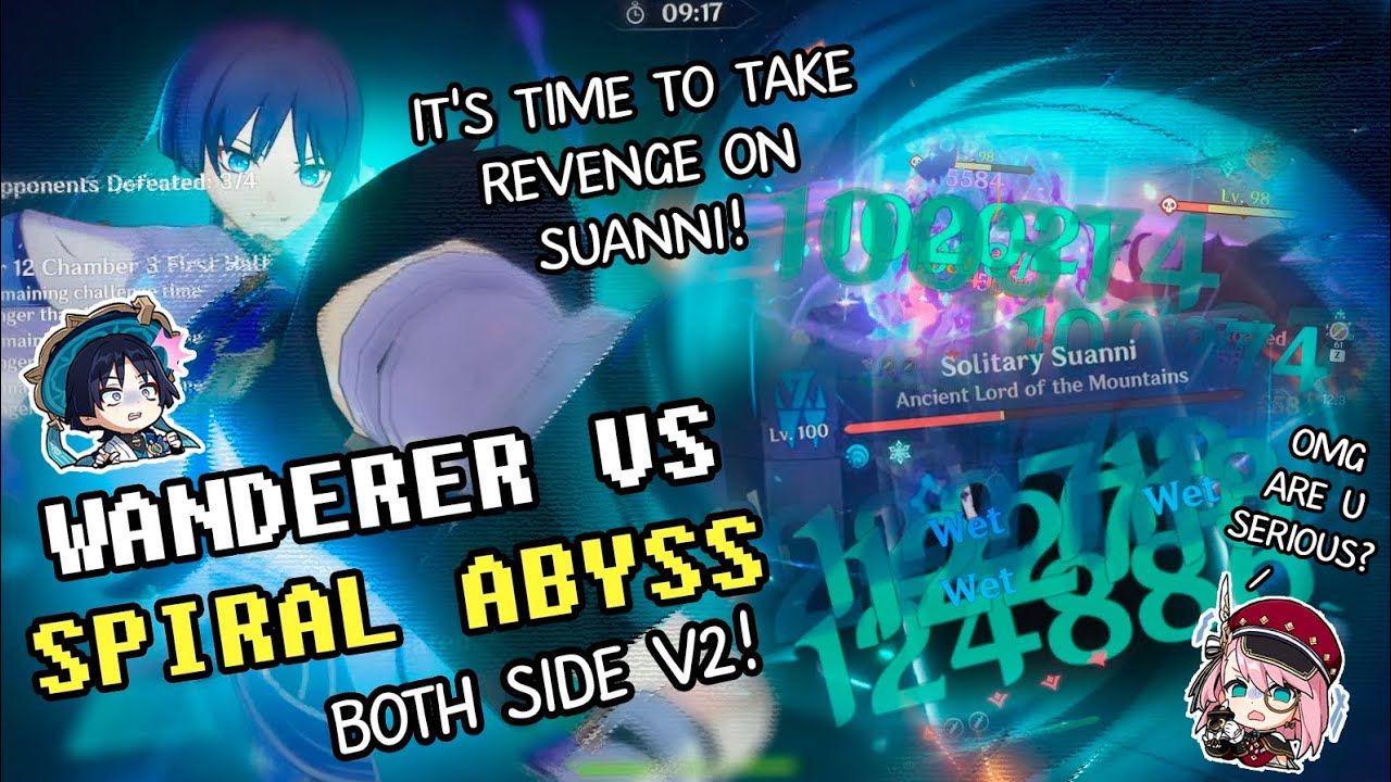 Wanderer with Charlotte is so fun! 😅 | Wanderer vs Spiral Abyss | Both ...