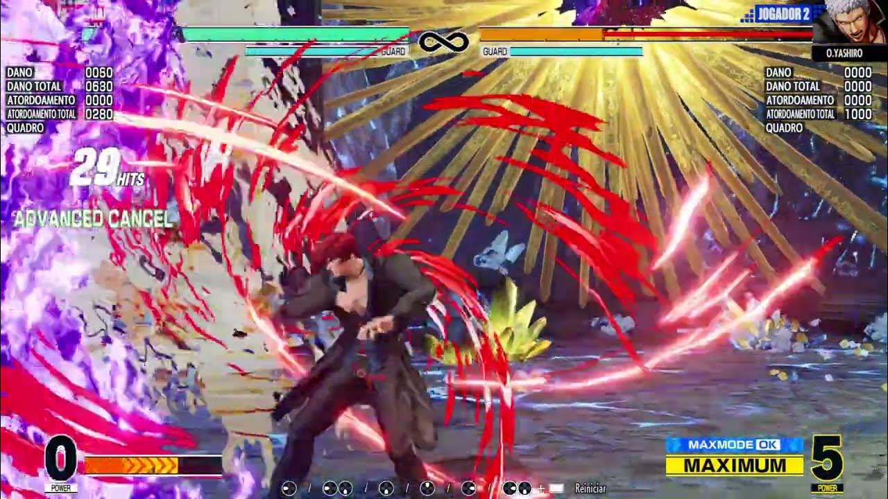KOF XV IORI IAGAMI AMAZING NEW FINISHI STUN TOD COMBO - YouTube