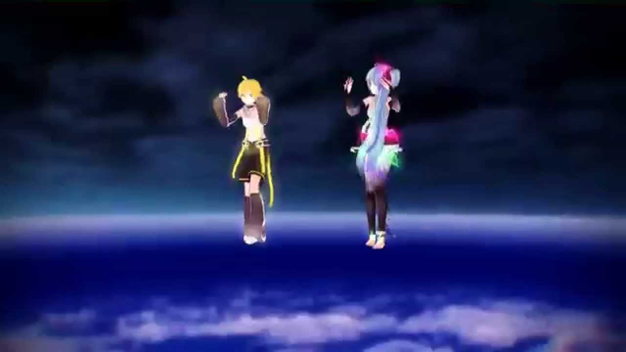 【MMD】1, 2 Fanclub - Miku and Len (GigaP ArrangeCover) - YouTube
