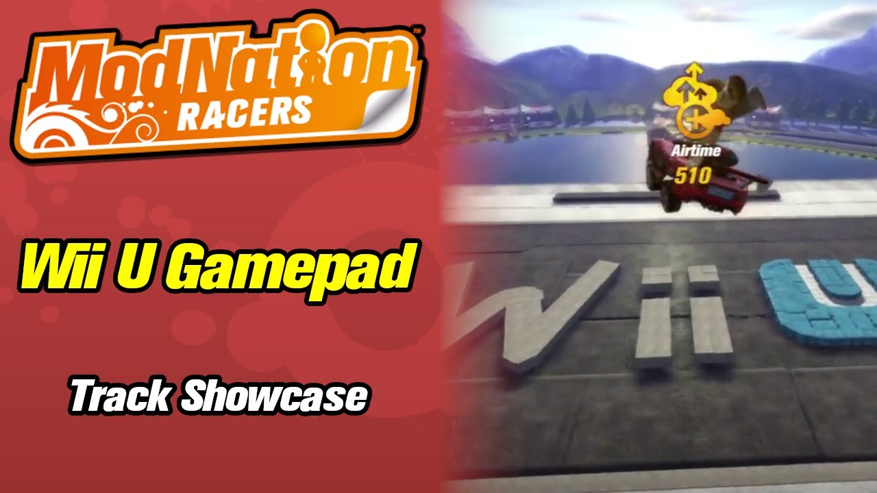 Wii U Gamepad | ModNation Racers - YouTube