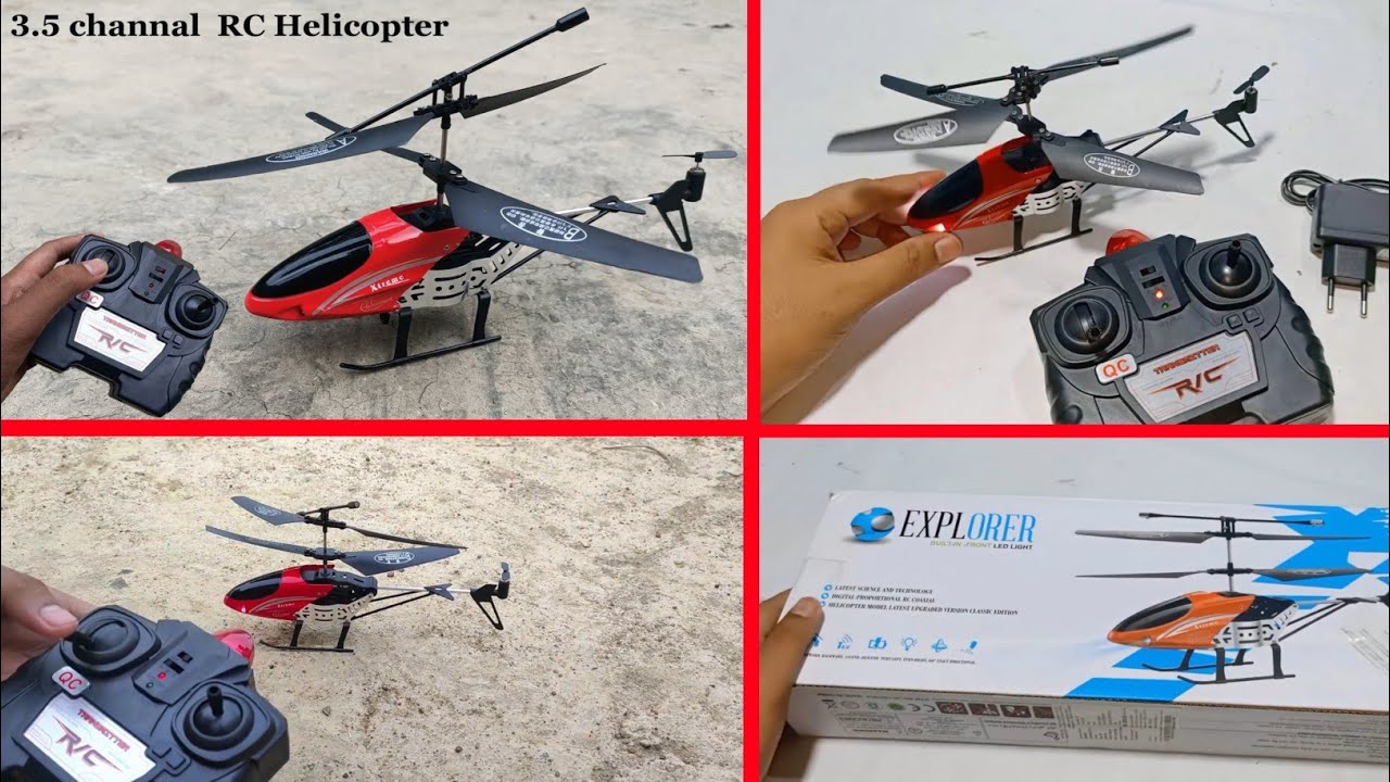RC Helicopter Unboxing 3.5 Channel - Remote Control Helicopter Flying ...