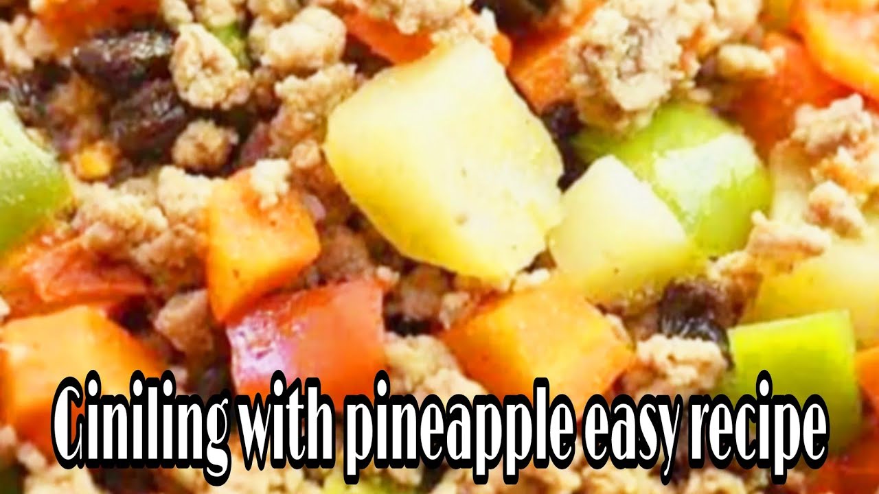Pork Giniling with Pineapple/#food #foodie #cooking #asmr #live - YouTube