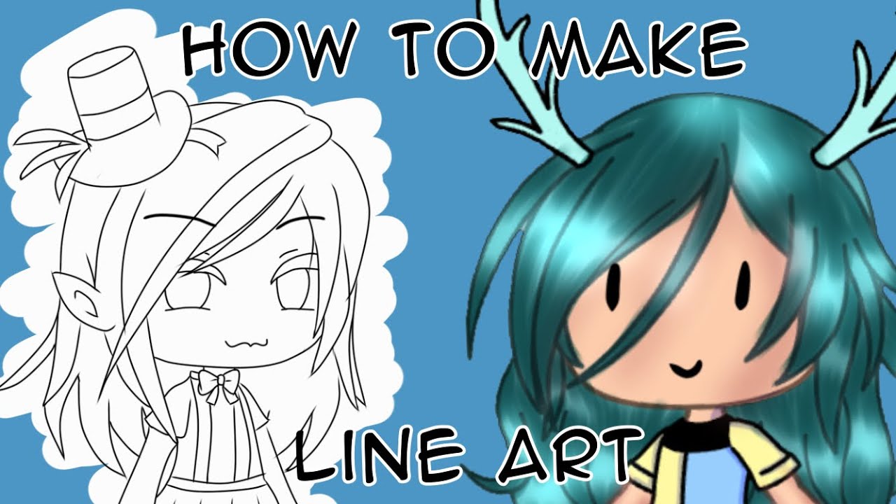 How to make Line Art // Tutorial - YouTube