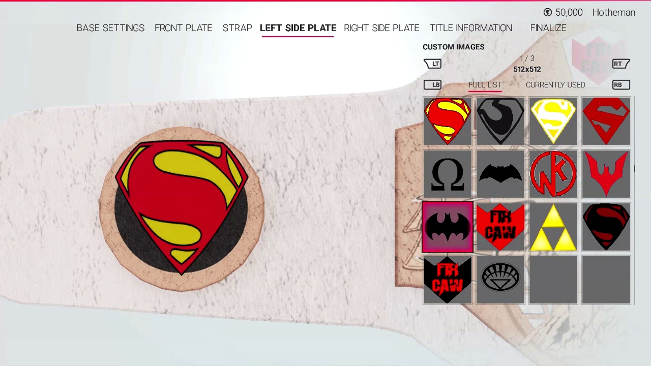 Legion Tag Team Championship Side Plates - YouTube