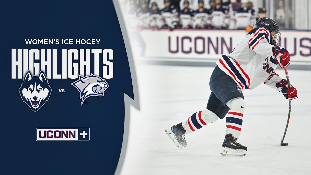 #9 UConn Women's Ice Hockey Sweeps UNH in weekend series - YouTube