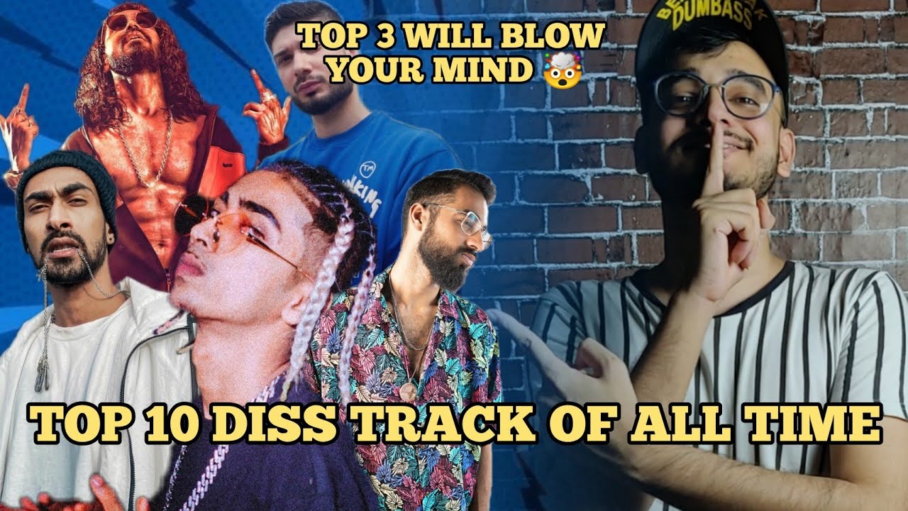TOP 10 DISS TRACKS IN DESI HIP-HOP [ ft. MC STAN , KR$NA , EMIWAY ...