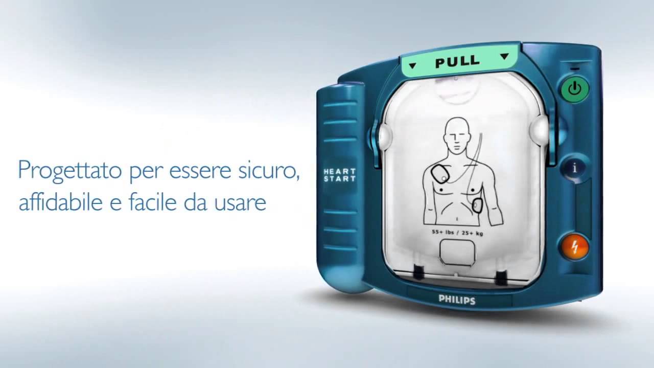 Defibrillatore DAE Philips HS1: panoramica - Iredeem - YouTube