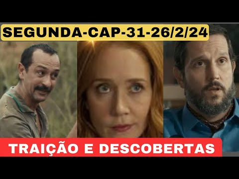 RENASCER AO VIVO (26/2/24-Segunda-Feira) Egídio é pego no Fraga por Dona Patroa com vestido de Joana