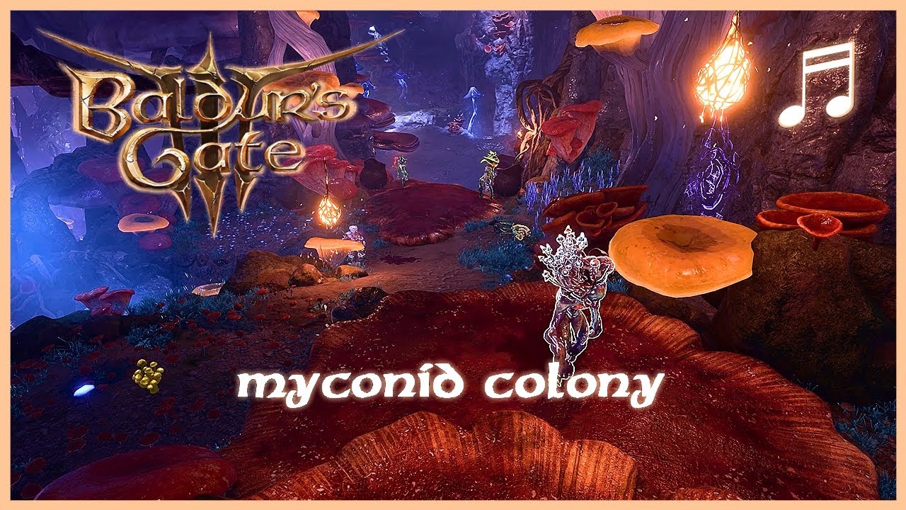 BALDUR'S GATE 3 Myconid Colony Camp Theme | Unofficial Soundtrack - YouTube