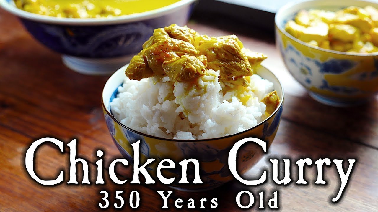 350 Year Old Chicken Curry - 18th Century Cooking - Townsends - YouTube