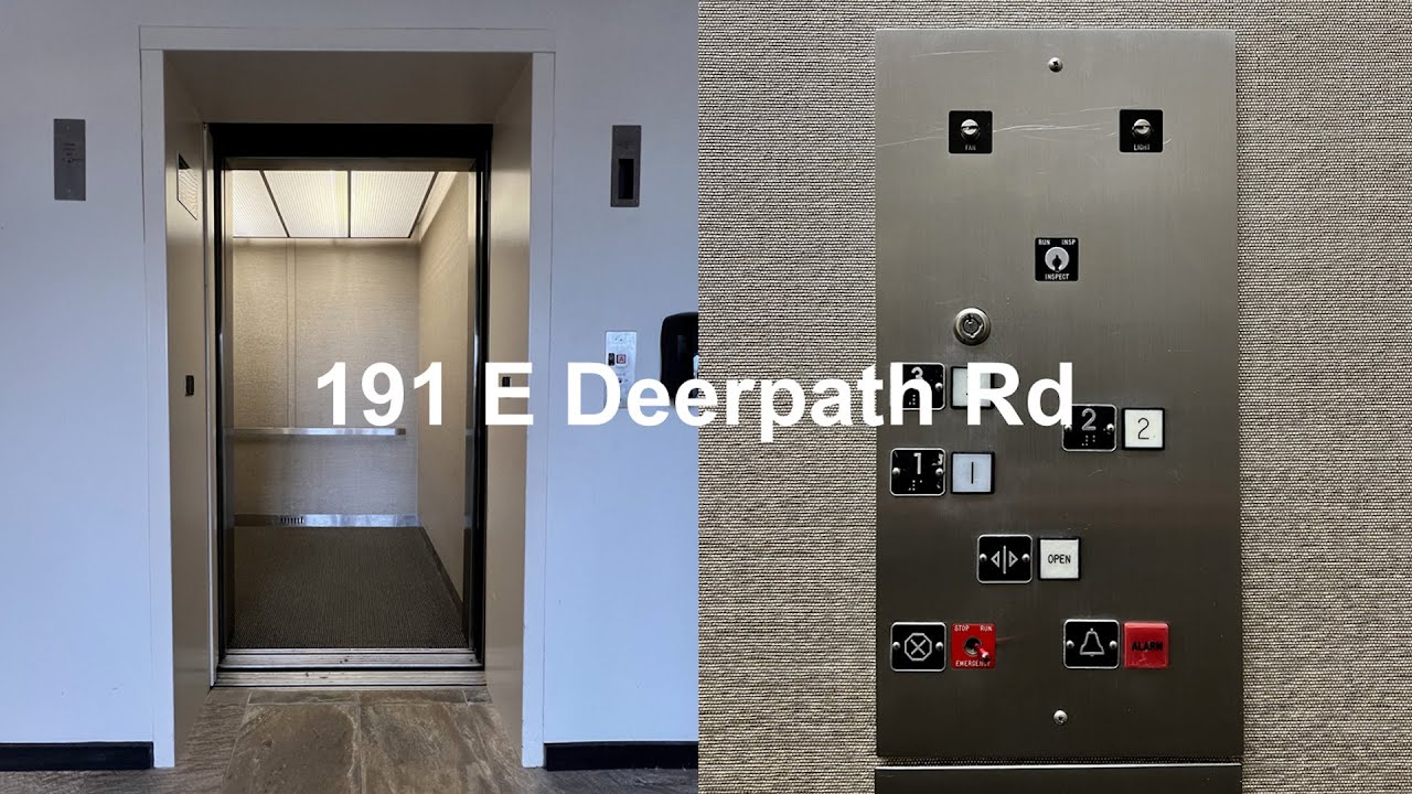 Very Nice Montgomery Square Button Hydraulic Elevator - 191 E Deerpath ...