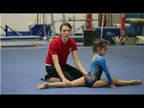 Intro to Gymnastics : Left & Right Leg Splits for Gymnastics Warm-Ups ...