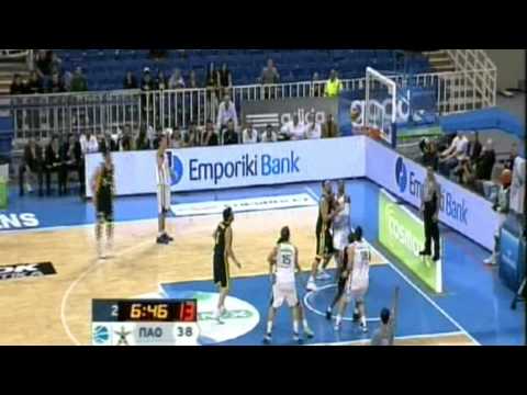 panathinaikos vs aek 111-70 basketball 6-4-11