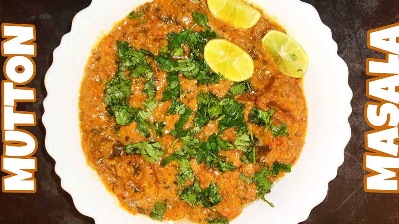 MUTTON MASALA RECIPE // MY MOTHER'S RECIPE - YouTube