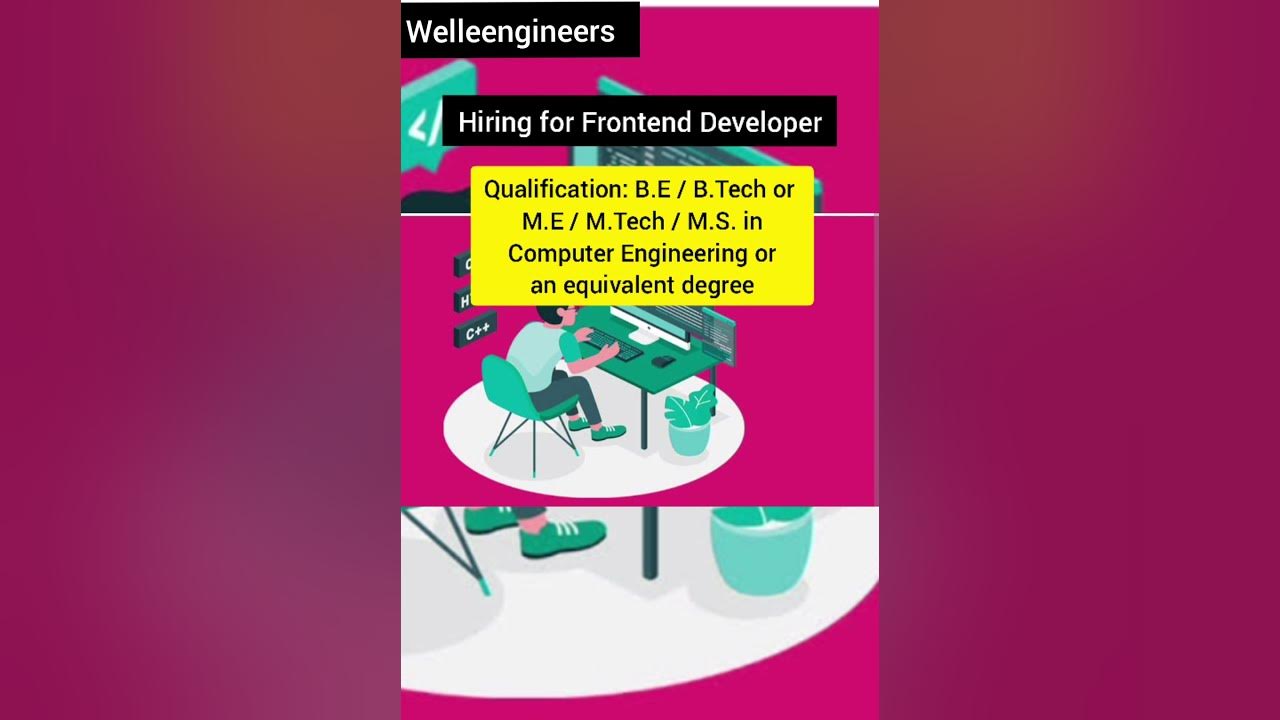 Hiring Frontend Developer Html Freshers Experience Hiringalert Jobforall Css Github