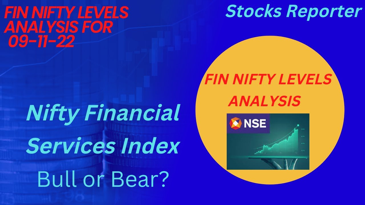 FIN NIFTY LEVELS ANALYSIS FOR 09-11-22 #finnifty Nifty Financial ...