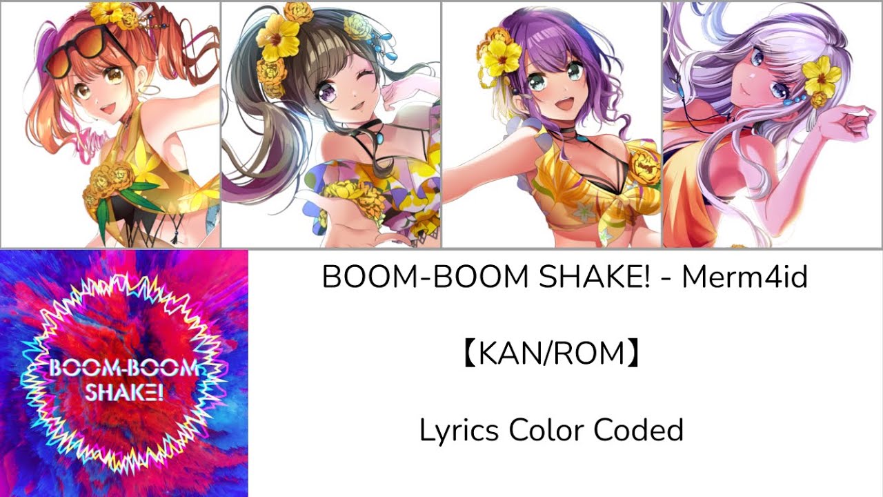 BOOM-BOOM SHAKE! - Merm4id (Lyrics Color Coded) - YouTube