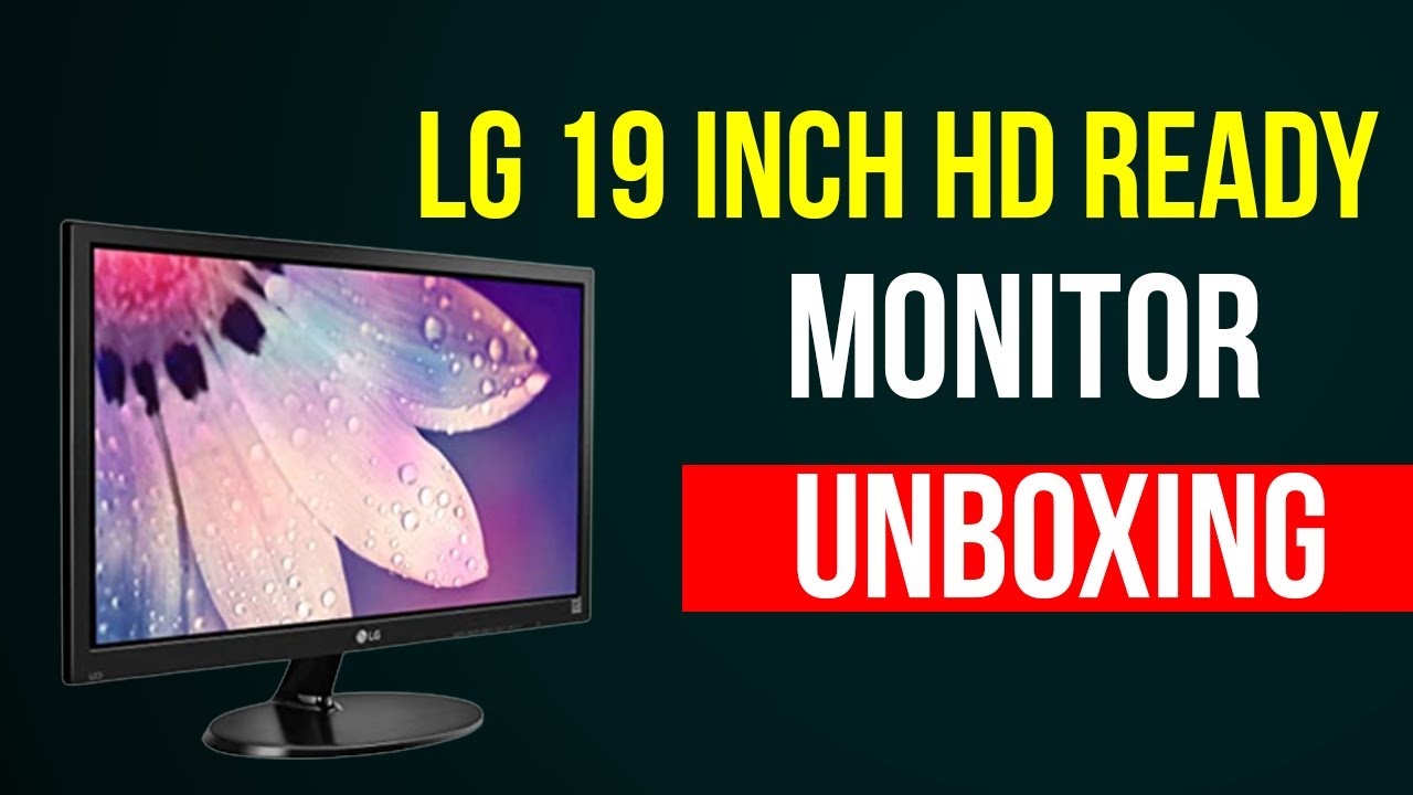 LG 19 Inch Monitor | LG 19M38HB - YouTube