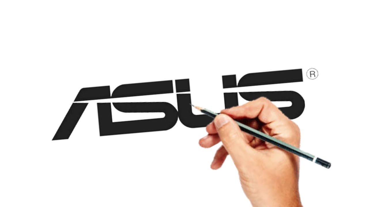 How to draw the Asus logo step by step - YouTube