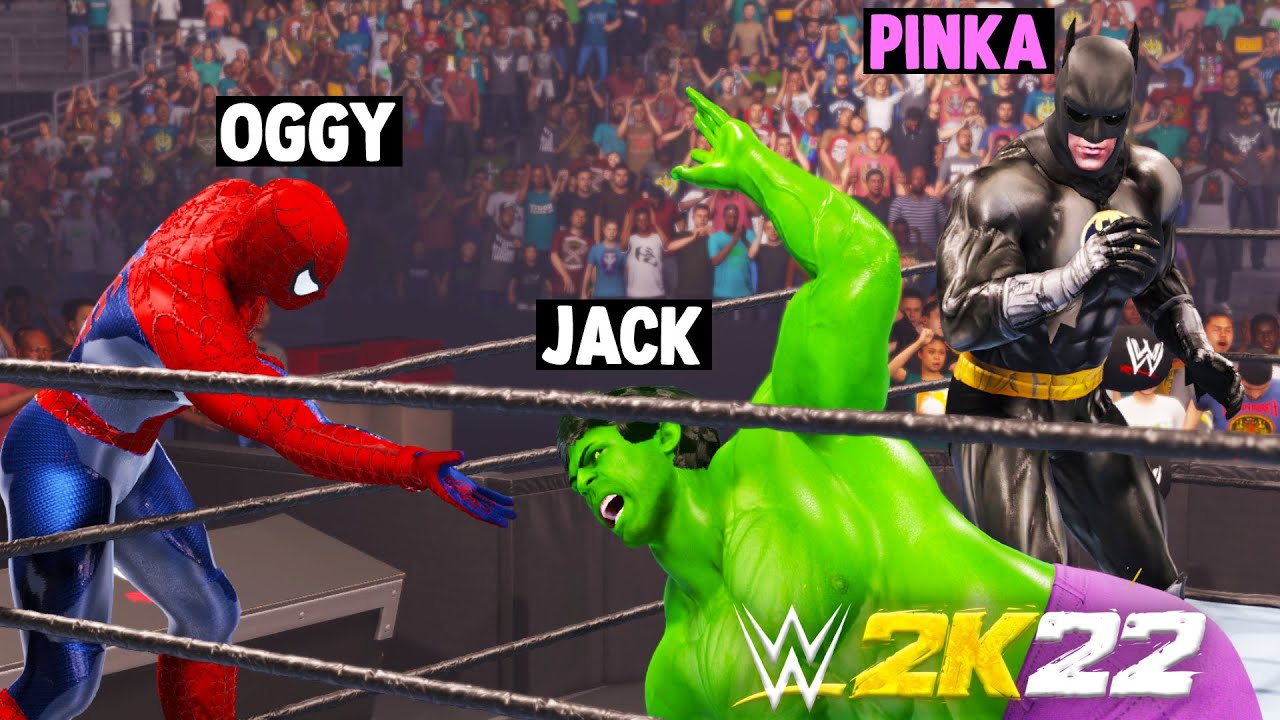Oggy The Spidermna AND Jack The Hulk VS PinkPanther The Batman And Mr ...