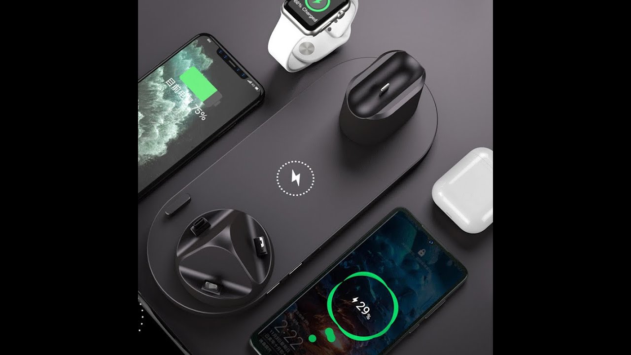 Carregador Fast Dock Station® 6 em 1 - YouTube