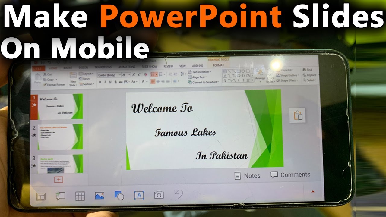 PPT Slides Kaise Banaye | Make Presentation Slides PowerPoint In Mobile ...