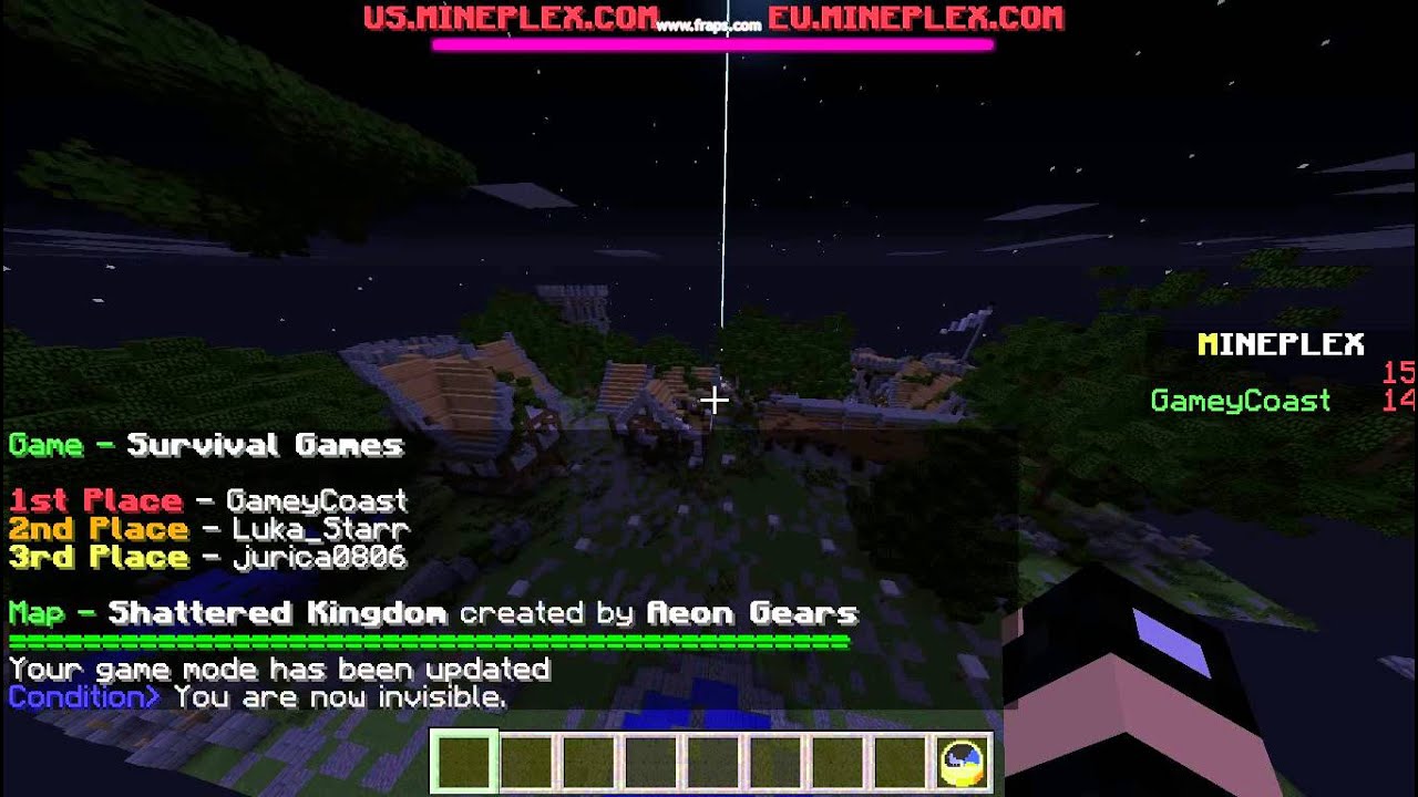 Kill aura and speed hacks on Mineplex - YouTube