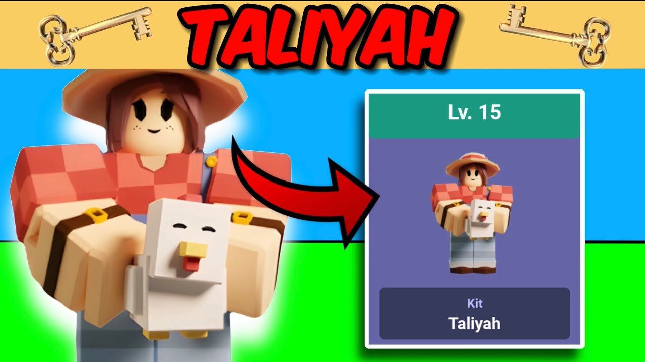 TALIYAH KIT = KILL AURA in Roblox BedWars.. (FREE) - YouTube