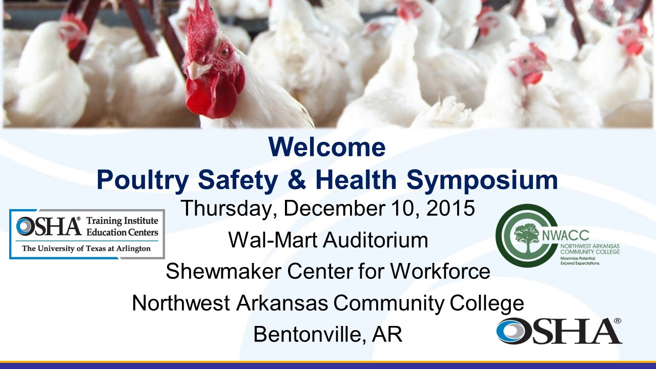 Poultry Safety and Health Symposium - YouTube