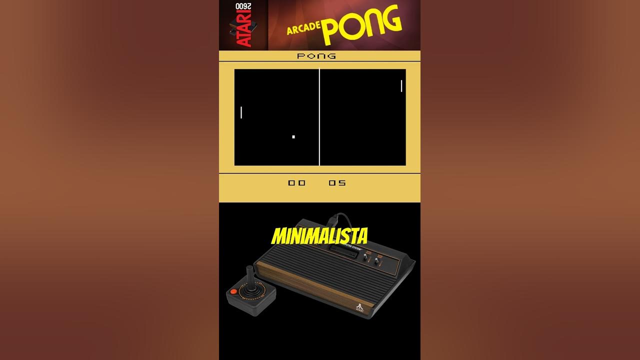 Atari 2600 - Arcade Pong - YouTube