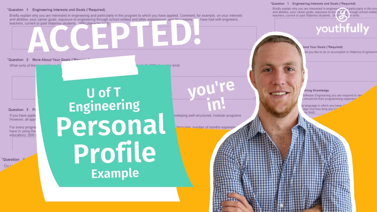 DON'T MISS this U of T Engineering PERSONAL PROFILE PREP! - YouTube
