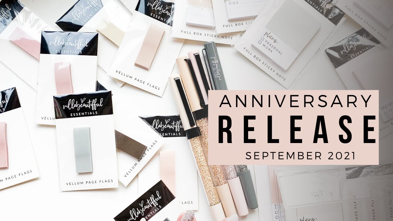 6th Anniversary Release VB Essentials & VBPens // shop villabeauTIFFul ...