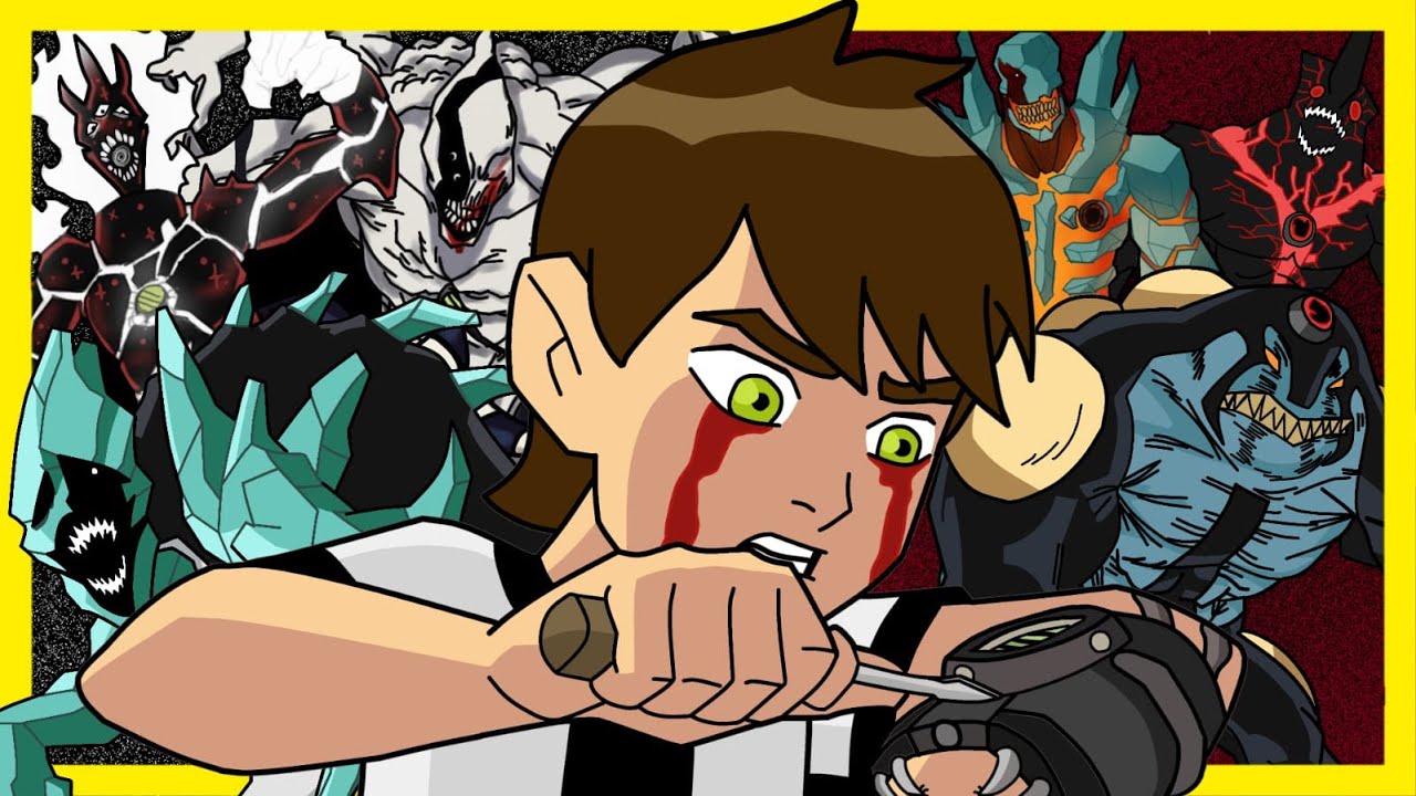 AS INCRÍVEIS E BIZARRAS FUSÕES DO CARNITRIX E BLOODTRIX - BEN 10 AU ...