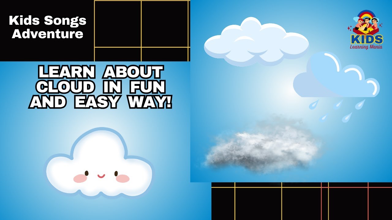 The Little Cloud Song | One Little Cloud Rhymes for kids |Clouds Poem ...